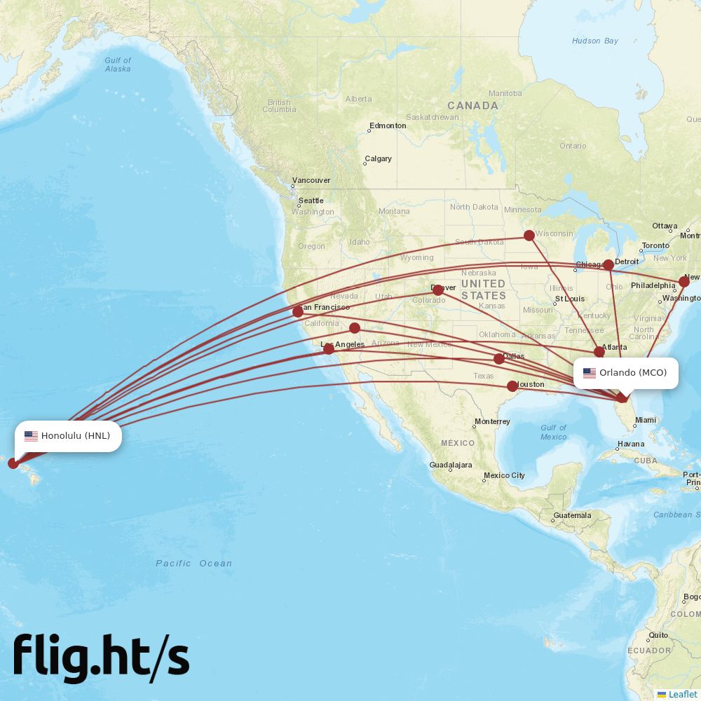 All scheduled flights from Orlando to Honolulu (MCO-HNL) | ⚡ fast ...